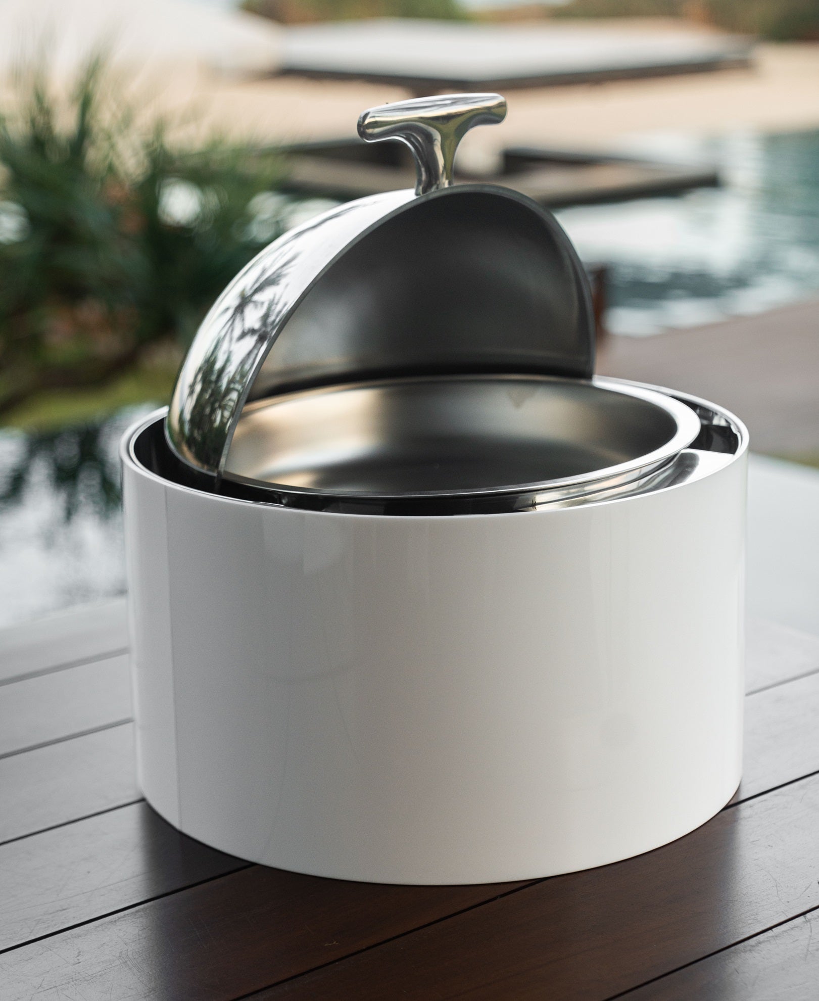 Round Chafing Dish Guard | Magnetic Acrylic Splash Shield, 2-Set ...